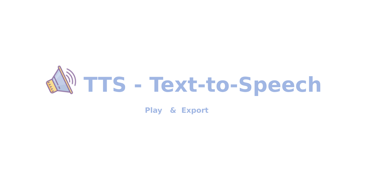 TTS-Text-to-Speech